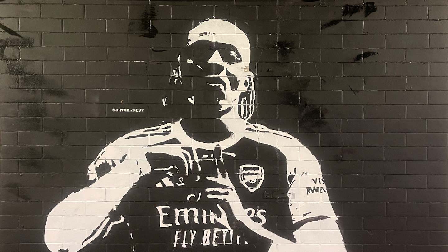 Eberechi Eze mural appears outside Emirates Stadium ahead of Arsenal ...